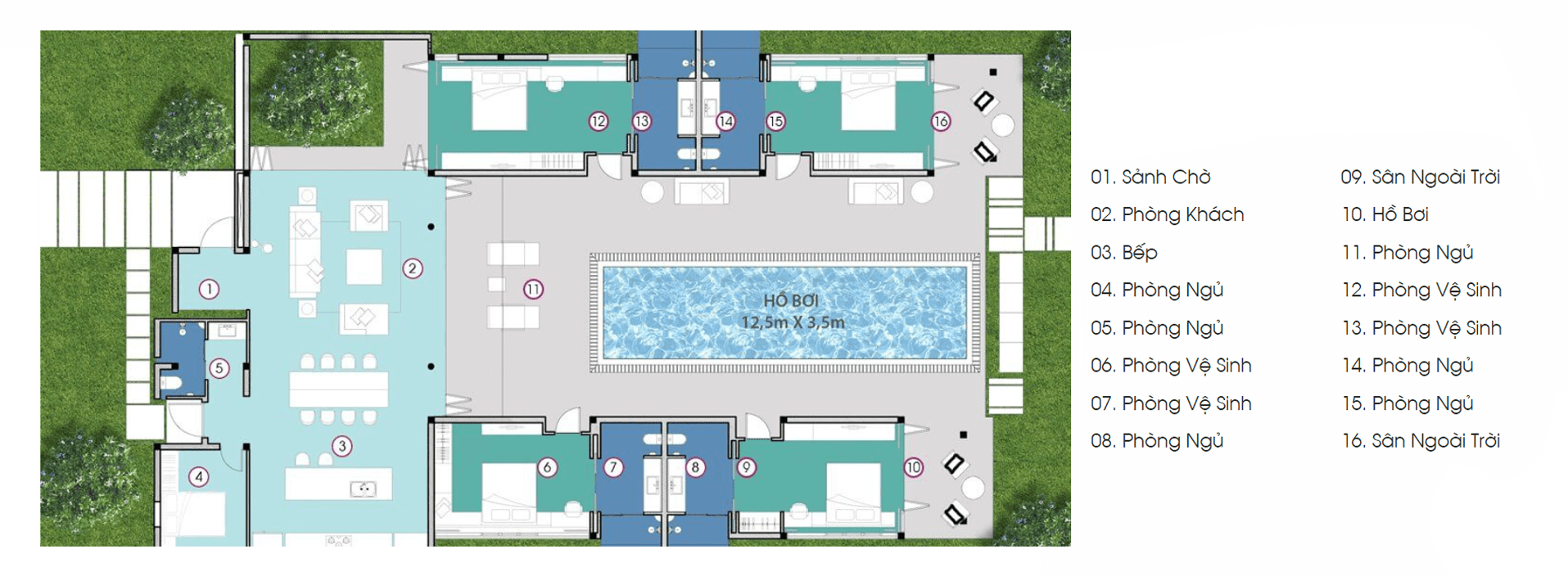 Oceanami Villas & Beach Club - Công ty cổ phần Beegreen